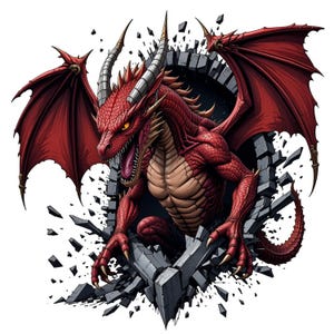100 Dragon PNG Designs | Fantasy Digital Art for T-shirts, Posters and ...