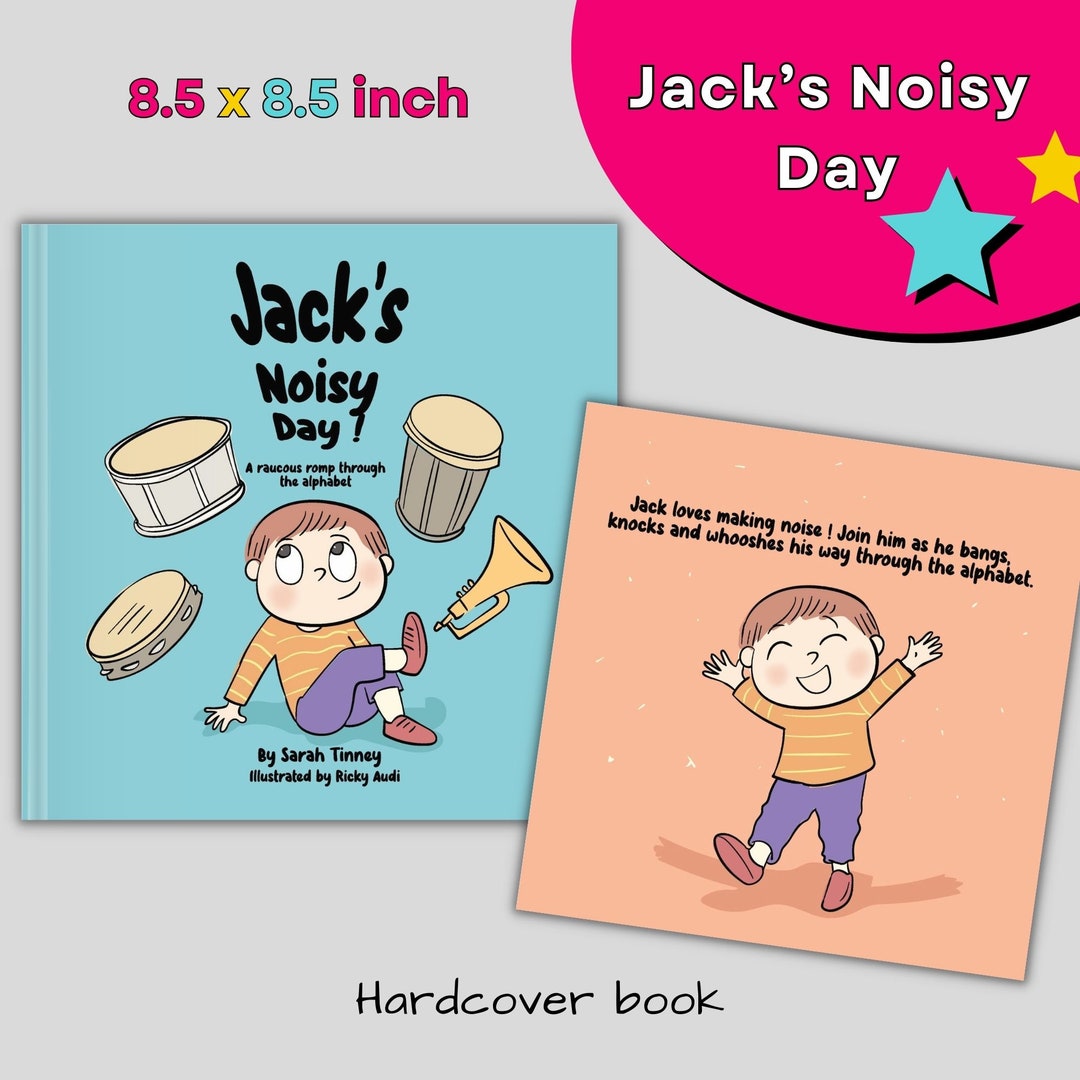 ABC Sounds Jacks Noisy Day Hardcover Childrens Book Fun Alphabet ...