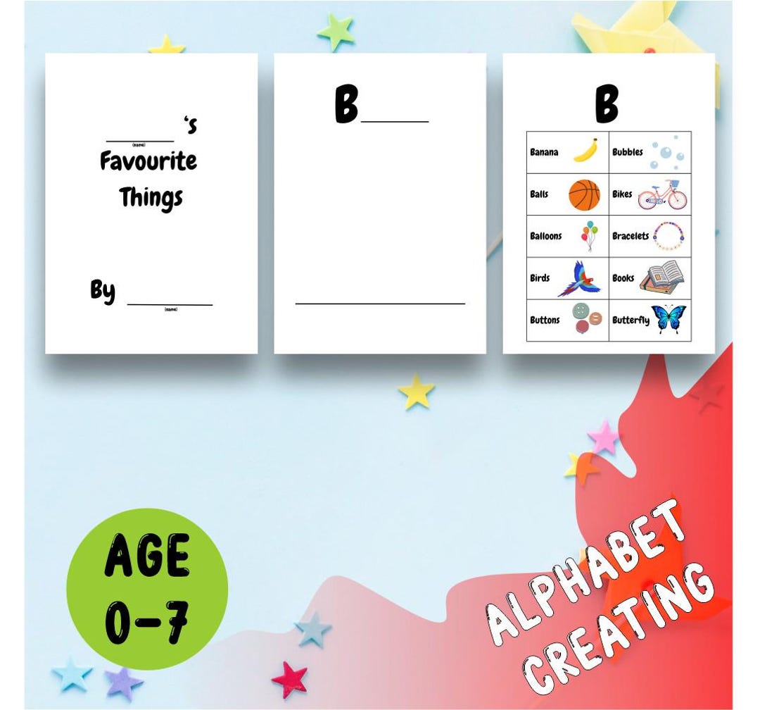 Create an ABC Book DIY Alphabet Learning With Sounds Fun Printable PDF ...