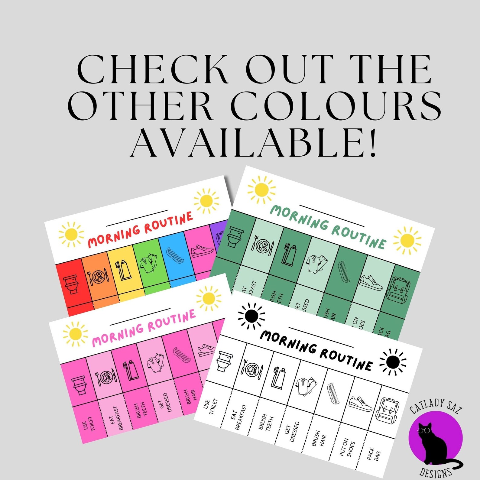Daily Routine Flip Chart | Non-editable Prefilled PDF | Toddler ...