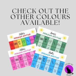 Daily Routine Flip Chart | Editable Canva Template | Toddler Routines ...