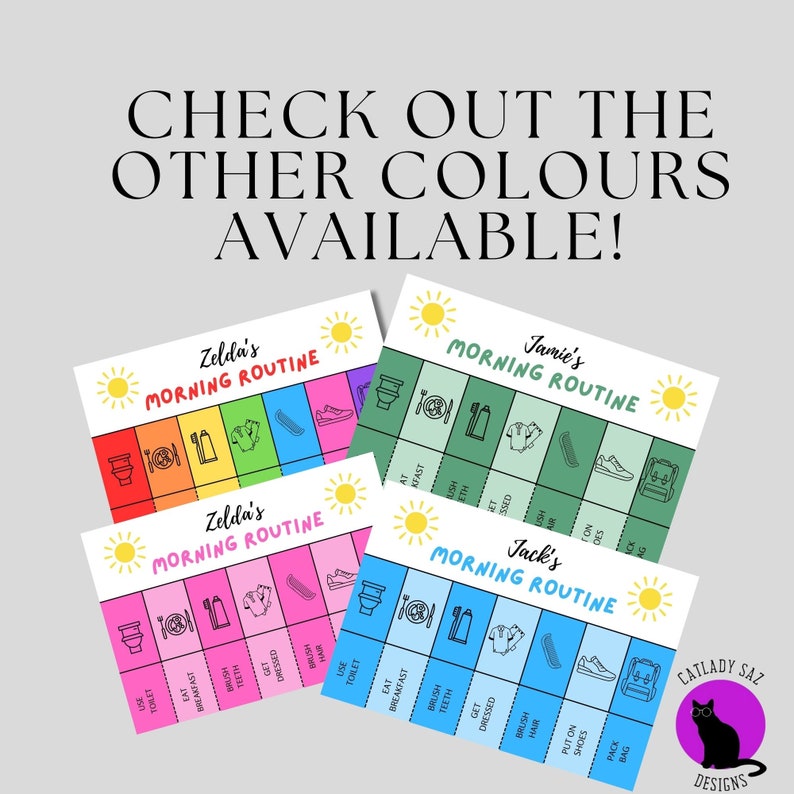 Daily Routine Flip Chart | Editable Canva Template | Toddler Routines ...