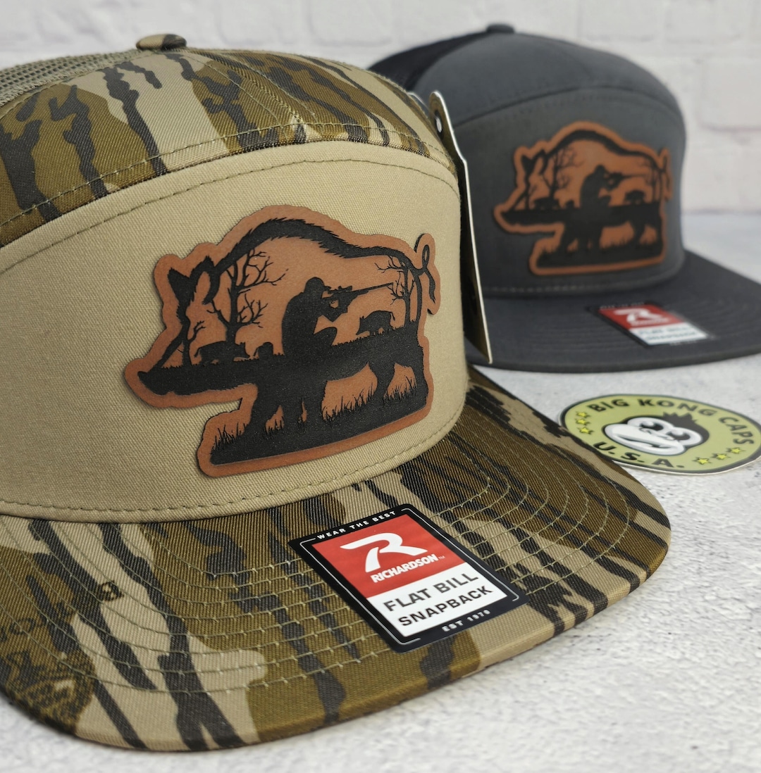 Wild Pig Hunter Hat, Boar Hunting Camo Flat Cap, Richardson 168 Camo ...