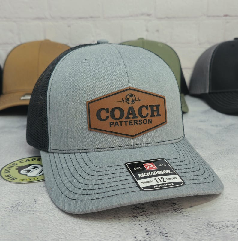 Custom Soccer Coach Hat With Name, Personalized Soccer Coach Trucker ...