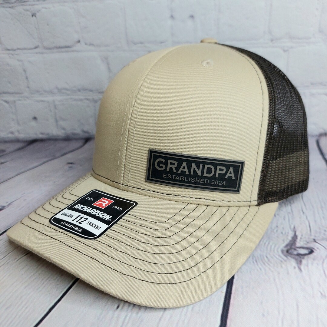 Grandpa Hat, Grandpa Established 2024 or Any Year, 2023, Grandpa ...
