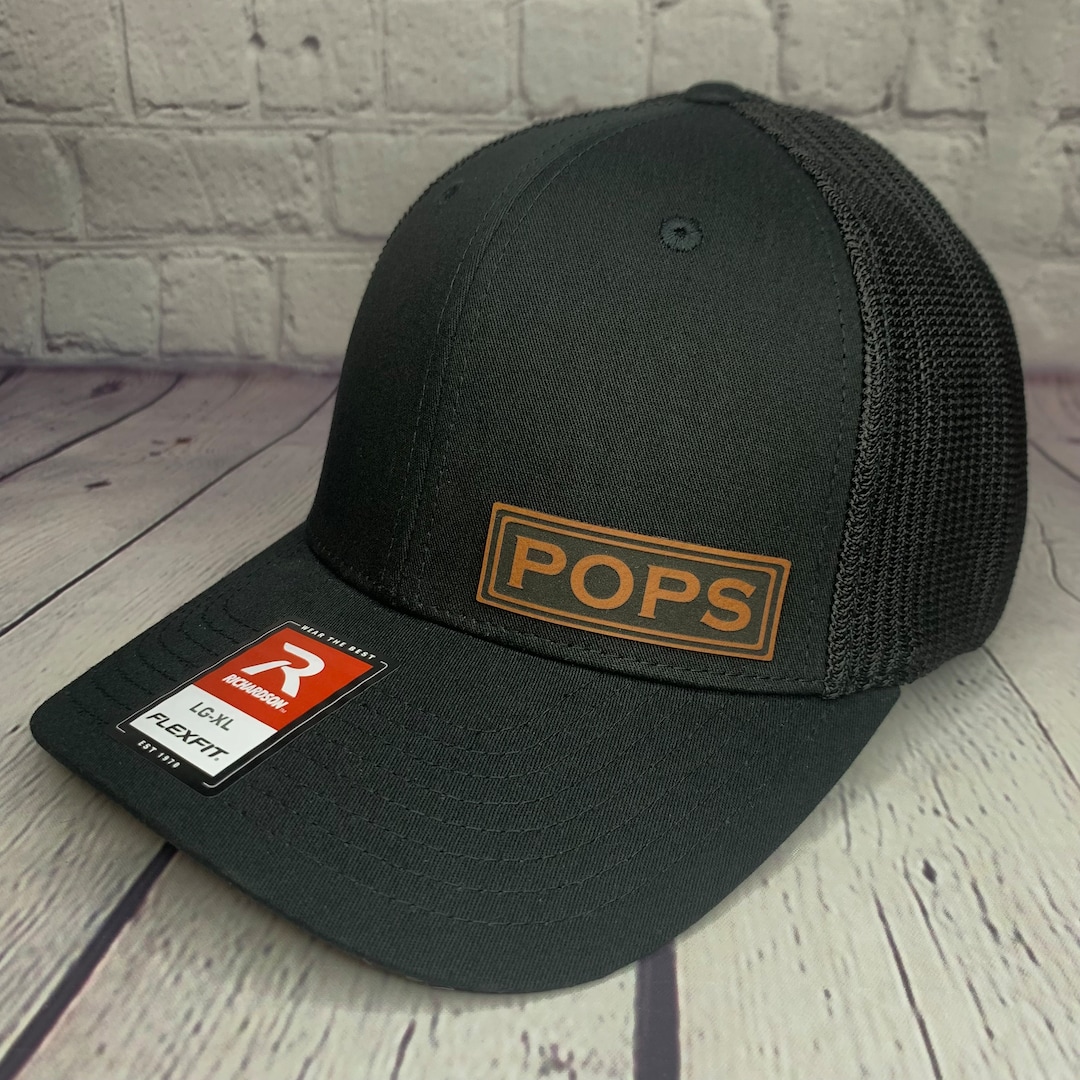 POPS PATCH HAT, Richardson 110 Flex Fit, Fitted Hat, Custom Pops Hat ...