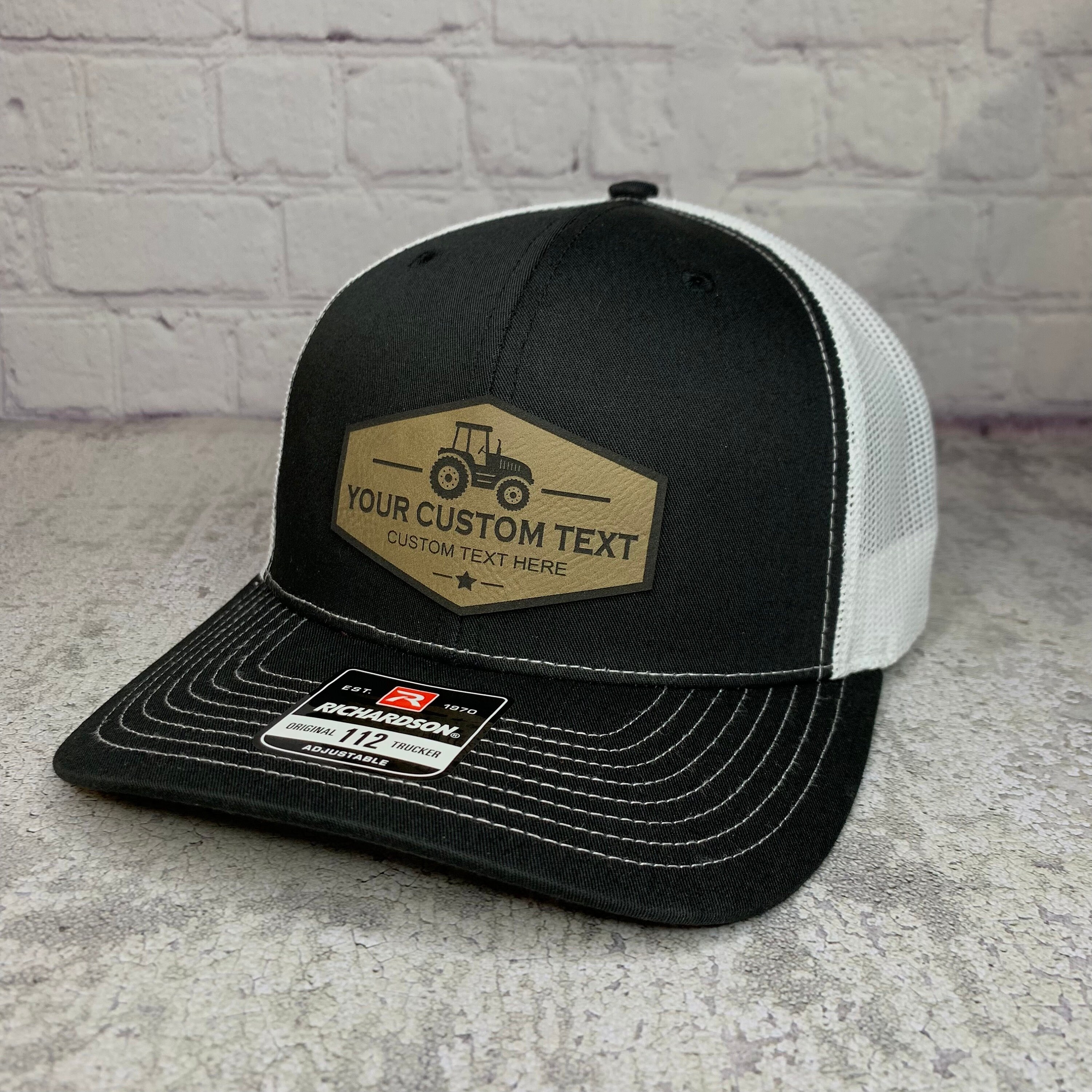 Custom Text Hats, Custom Tractor Patch Caps: Personalized Farm Ranch ...