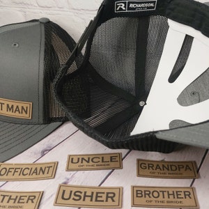Wedding Party Hats, Groom Hats, Father of the Bride Hat, Personalized ...