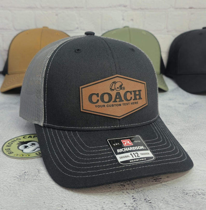 Custom Football Coach Hats, Personalized Football Coaches Name Caps ...