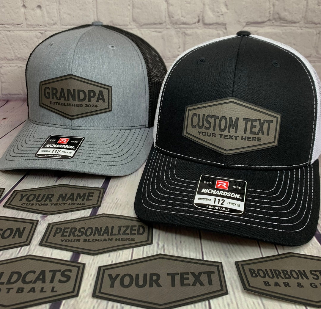Custom Text Hats, Personalized Hats, Customized Business Hats ...