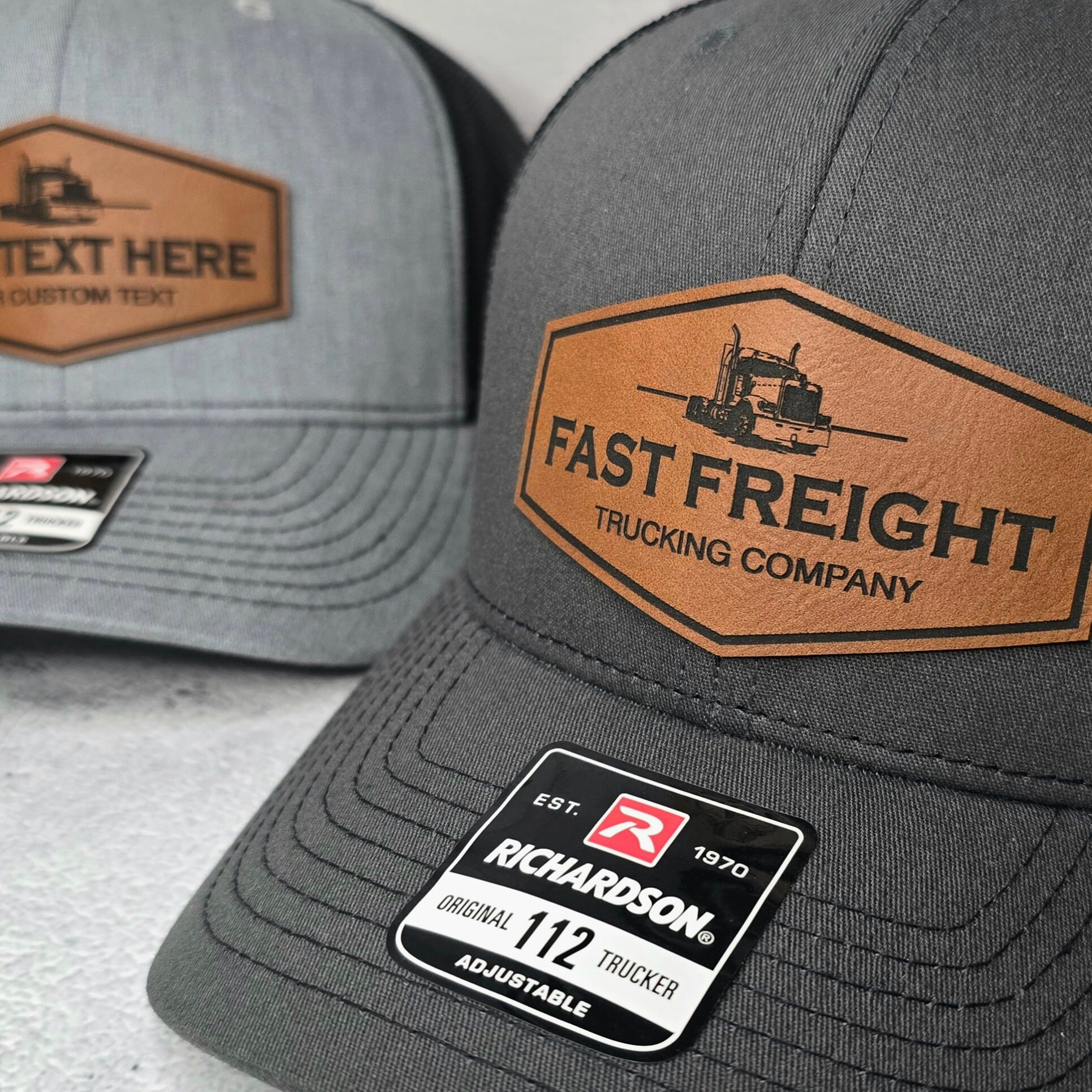 Custom Trucking Company Hats, Truck Driver Personalized Business Hat ...