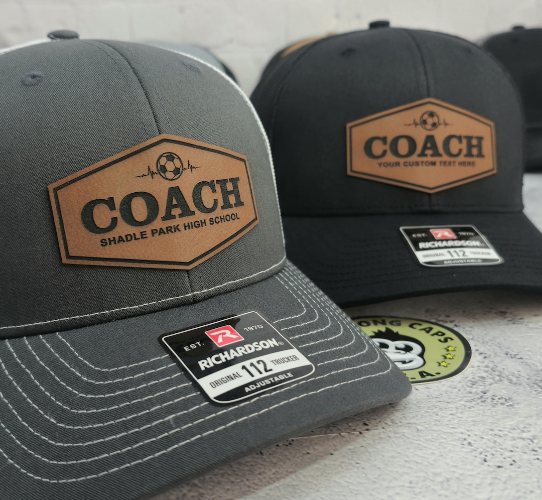 Custom Soccer Coach Hat With Name, Personalized Soccer Coach Trucker ...