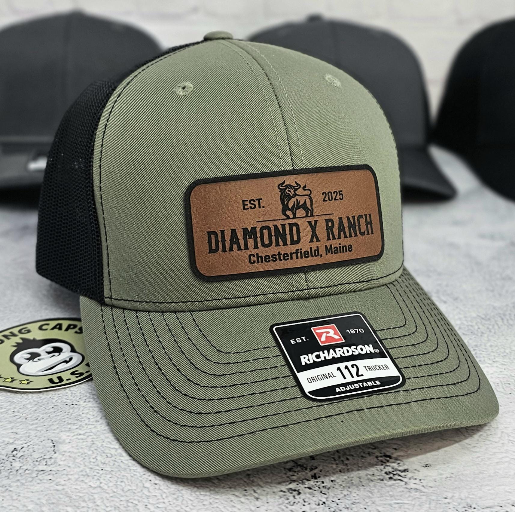 Custom Cattle Ranch Hats, Angus Bull Rancher Hat, Personalized ...