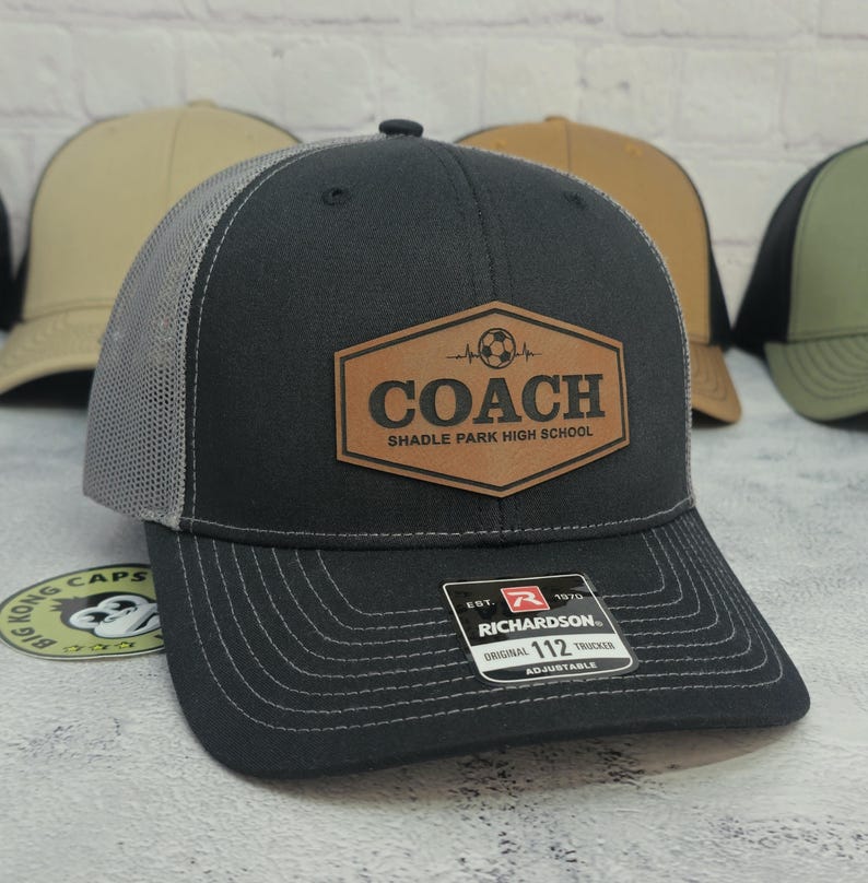 Custom Soccer Coach Hat With Name, Personalized Soccer Coach Trucker ...