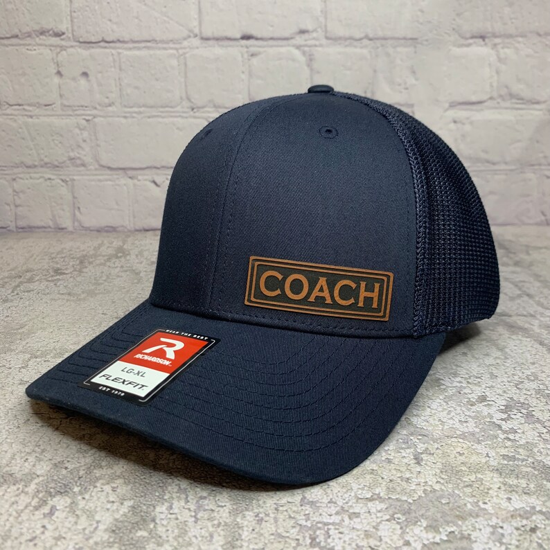 COACH PATCH HAT, Coach Gifts, Richardson 110 Flex Fit Fitted Hat ...