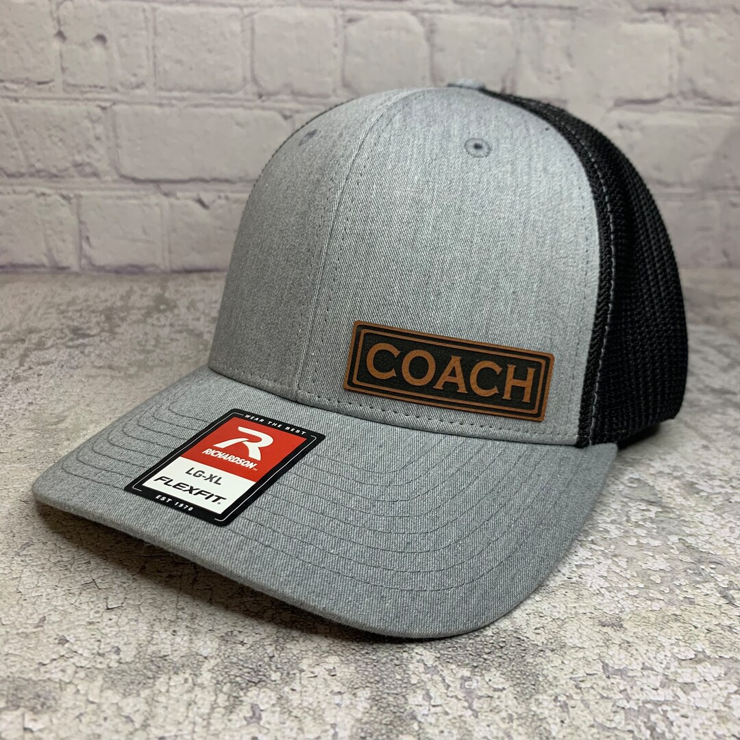 COACH PATCH HAT, Coach Gifts, Richardson 110 Flex Fit Fitted Hat ...