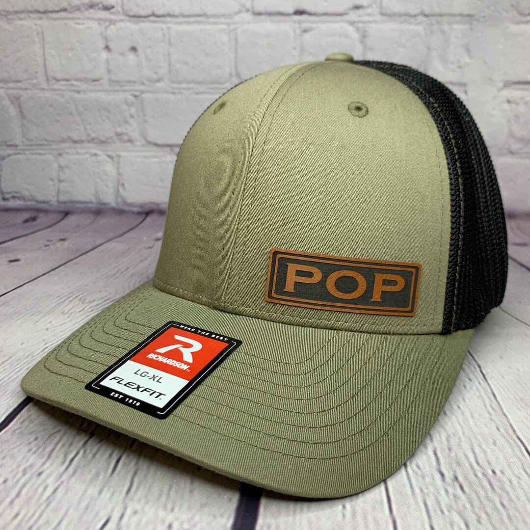 POP PATCH HAT, Richardson Flex Fit, Fitted Hat, Pop Hat, Custom Hat ...