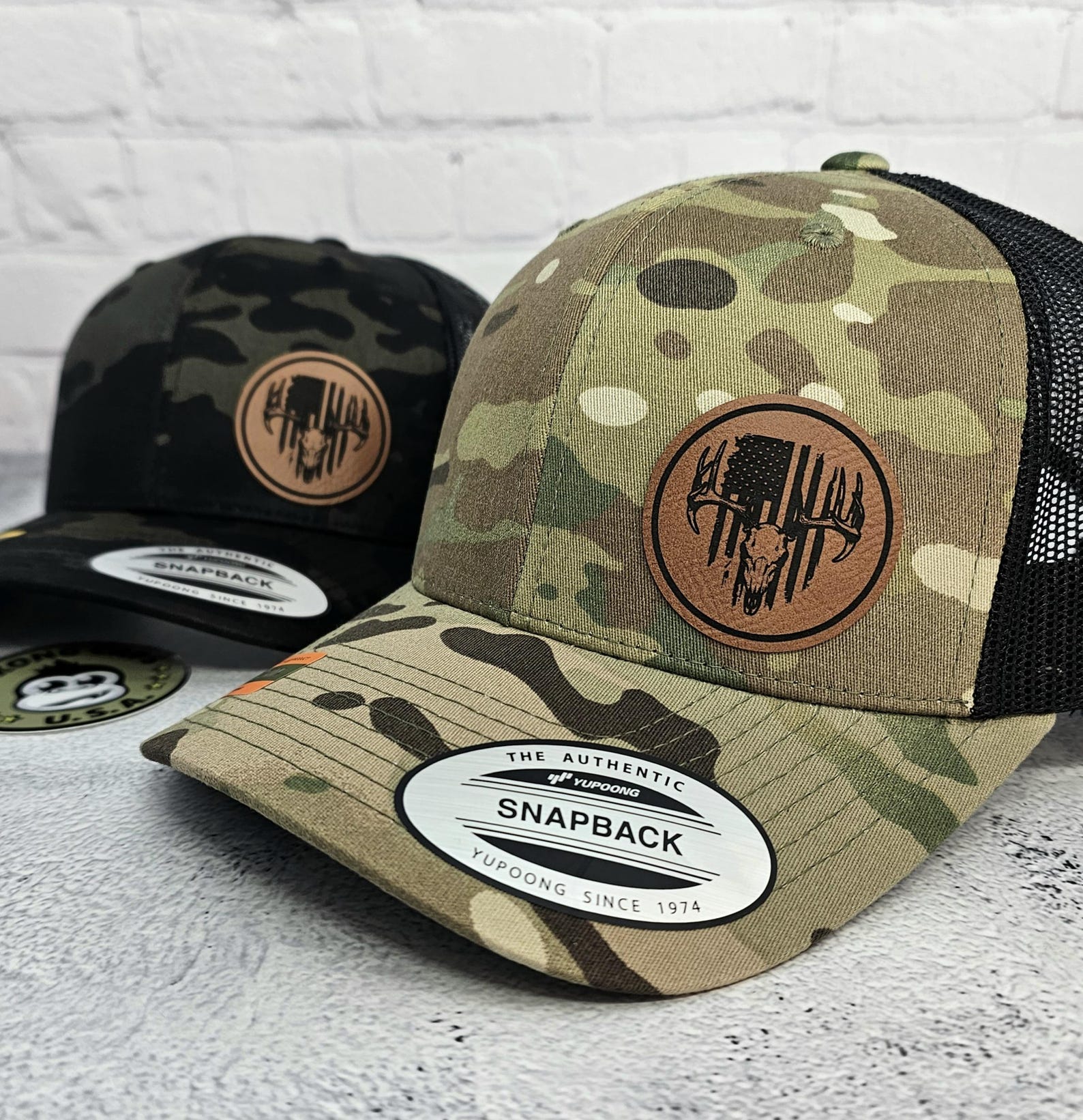 Camo Deer Hunting Hat, Camouflage Trucker Hats, Gift for Hunters ...