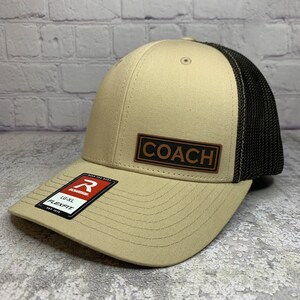 COACH PATCH HAT, Coach Gifts, Richardson 110 Flex Fit Fitted Hat ...