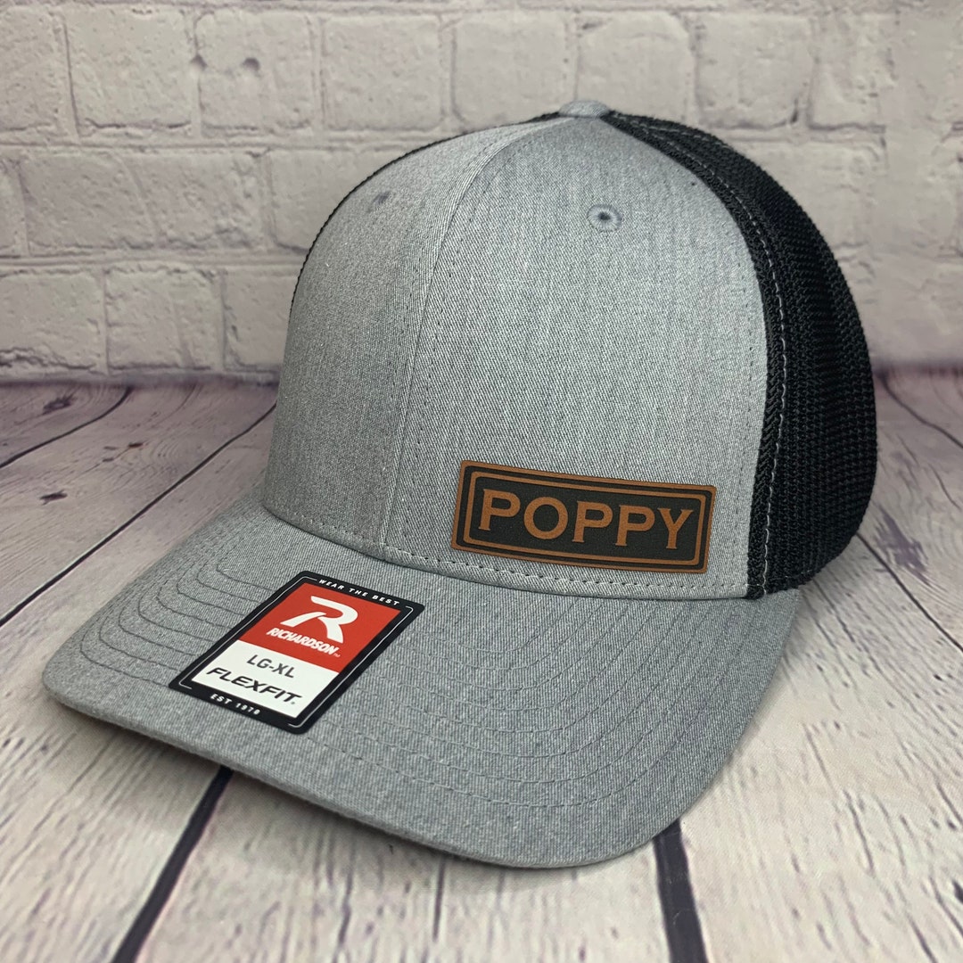 POPPY PATCH HAT, Richardson Flex Fit, Poppy Fitted Hat, Custom Poppy ...