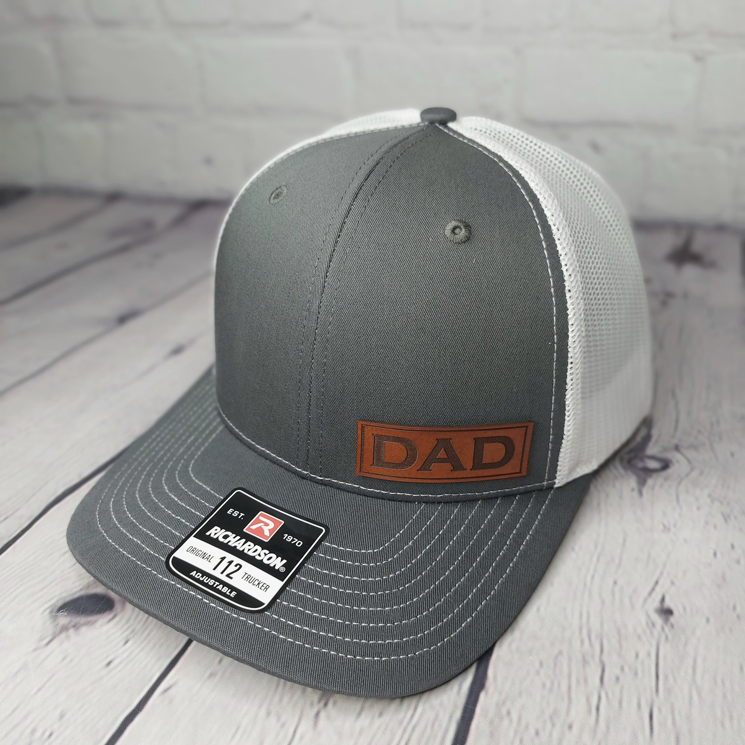 Dad Trucker Hat Real Leather Dad Patch Cap Dad Hats New - Etsy