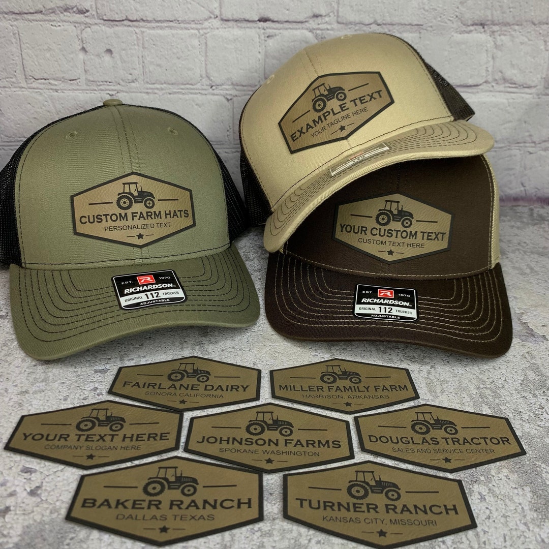 Custom Tractor Farm Ranch Hats, Custom Farm Name Trucker Hat ...