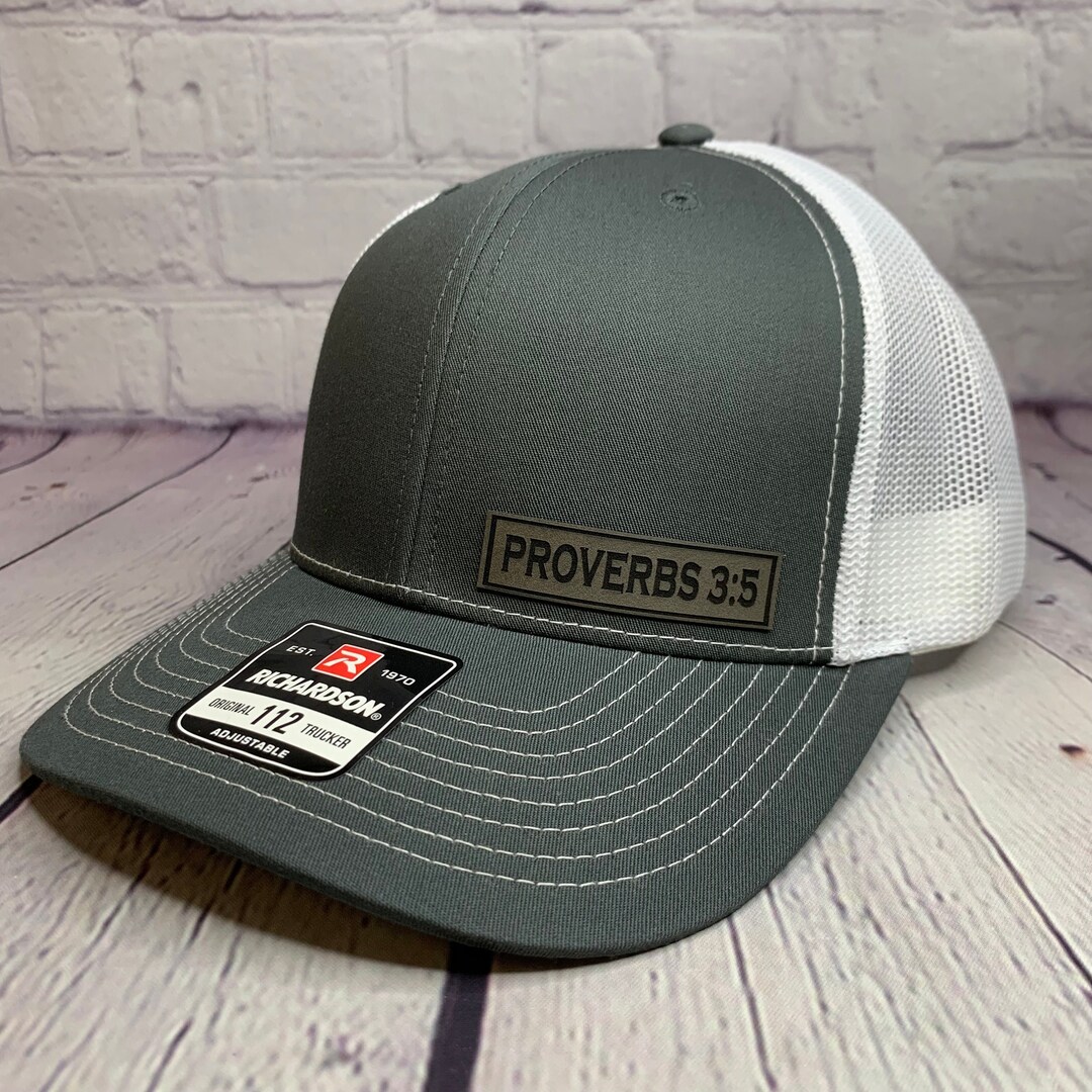 PROVERBS 3:5 BIBLE VERSE Hat, Custom Bible Verses, Personalized Bible ...