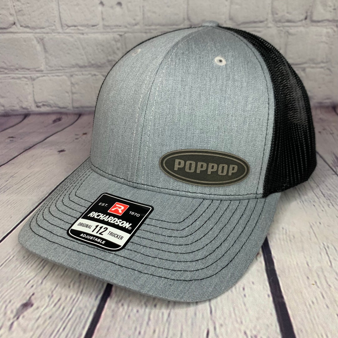 Custom POPPOP Patch Hat: Customizable Text Richardson 112 Grandpa Caps ...