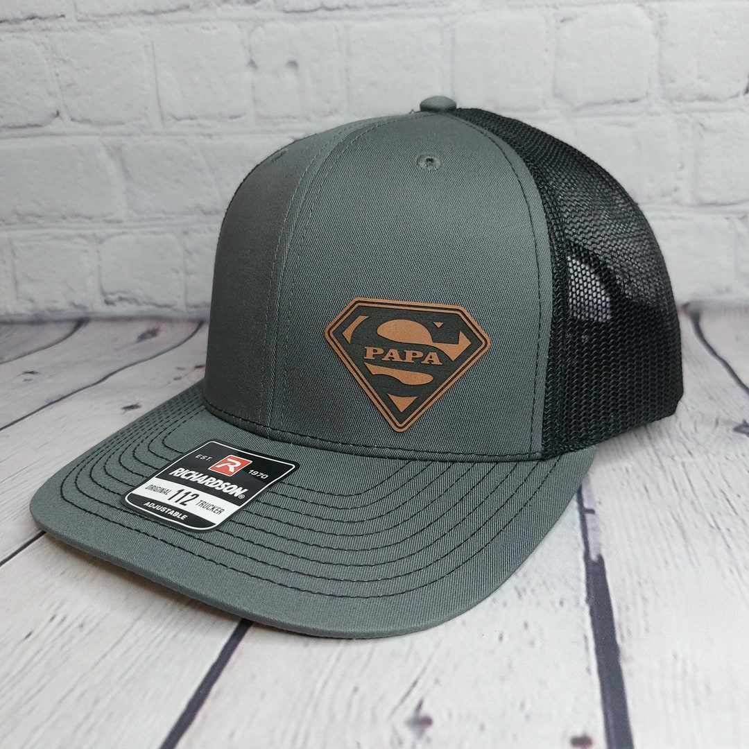 PAPA HAT, Super Papa Hat, Superman Papa Cap, New Papa Gift, Papa ...