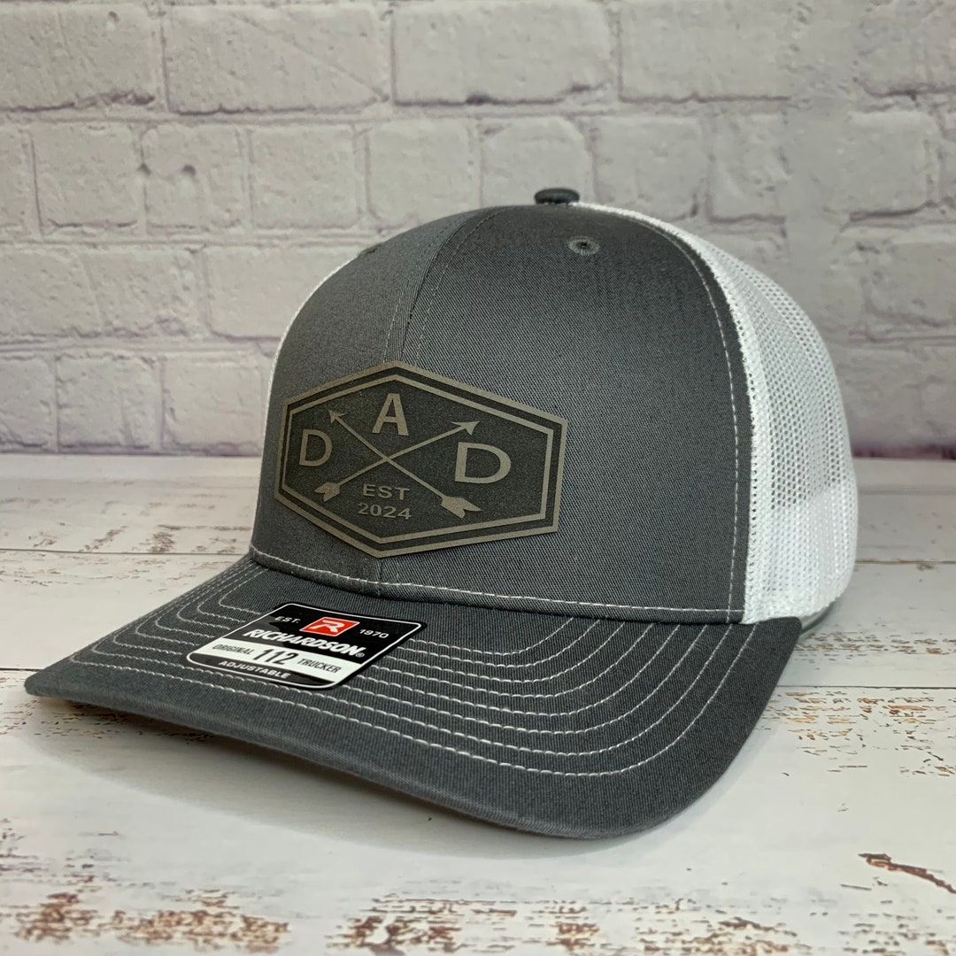 Dad Caps, Custom Dad Hat Personalized Established Year, Dad Patch ...