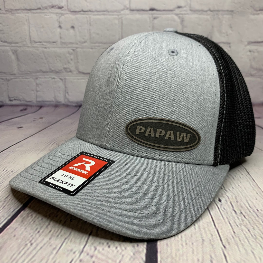 PAPAW PATCH Hat, Richardson Flex Fit, Fitted Hat, Custom Dad Hat ...