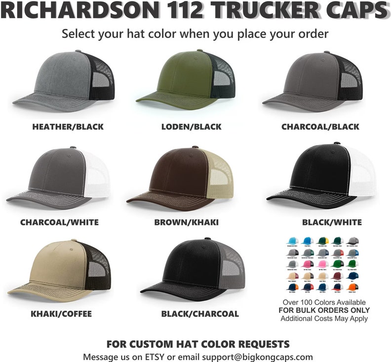 Custom Excavator Patch Hat, Construction Company Hats, Personalized ...