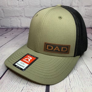 DAD PATCH HAT, Richardson Flex Fit, Fitted Hat, Custom Dad Hat ...