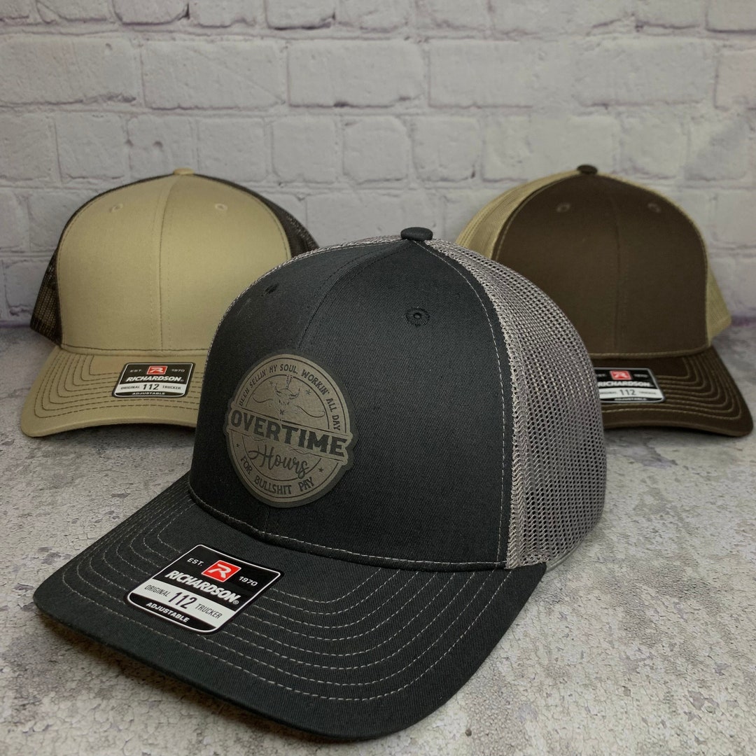 OVERTIME HOURS for BULLSHT Pay Hat, Worker Dad Gifts, Dad Baseball Cap ...