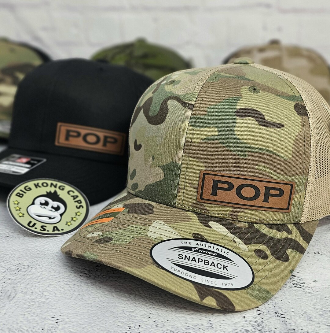 POP Hat, Custom Pop Camo Caps, Gifts for New Pop, Pops Birthday Gifts ...