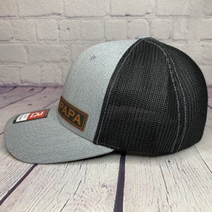 PAPA PATCH HAT, Richardson Flex Fit, Fitted Hat, Pops Hat, Custom Hat ...