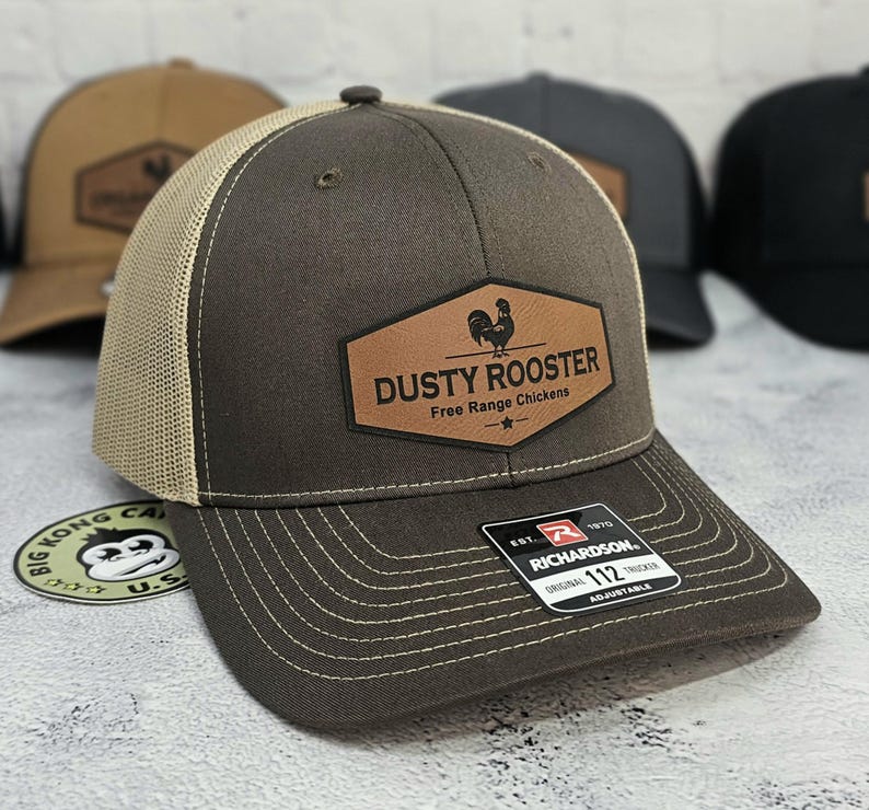 Custom Chicken Farm Hats, Personalized Farm Name Caps, Chicken Ranch ...