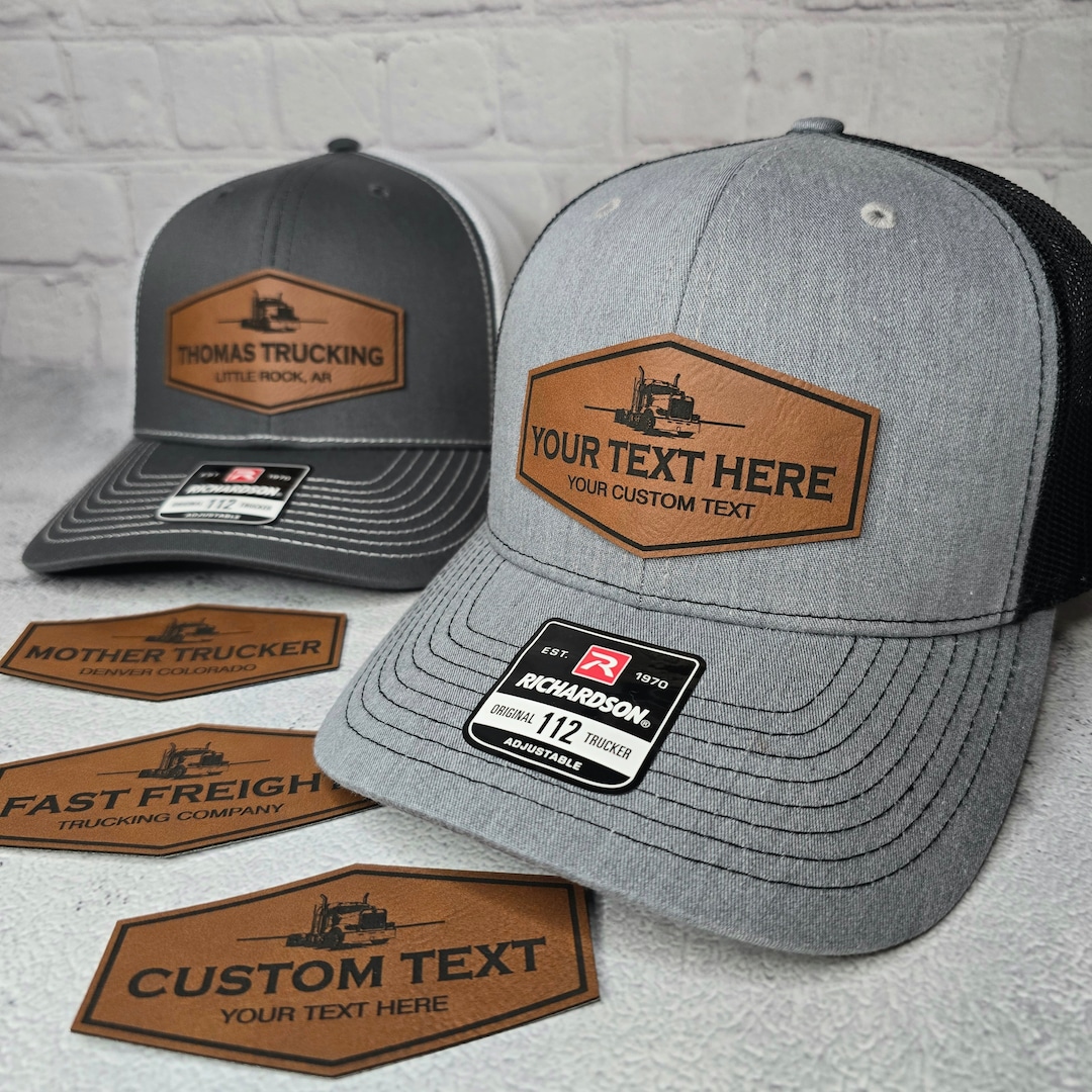 Custom Trucking Company Hats, Truck Driver Personalized Business Hat ...