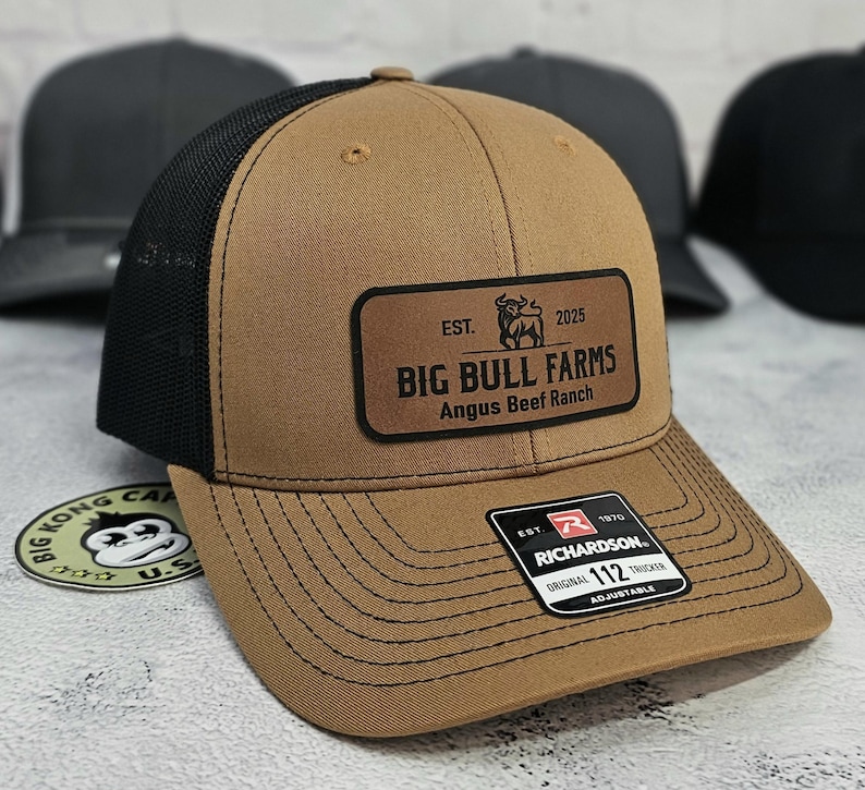 Custom Cattle Ranch Hats, Angus Bull Rancher Hat, Personalized ...