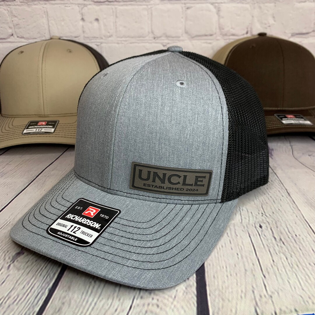 Custom Uncle Hat: Personalized Established Year, Richardson 112 Trucker ...