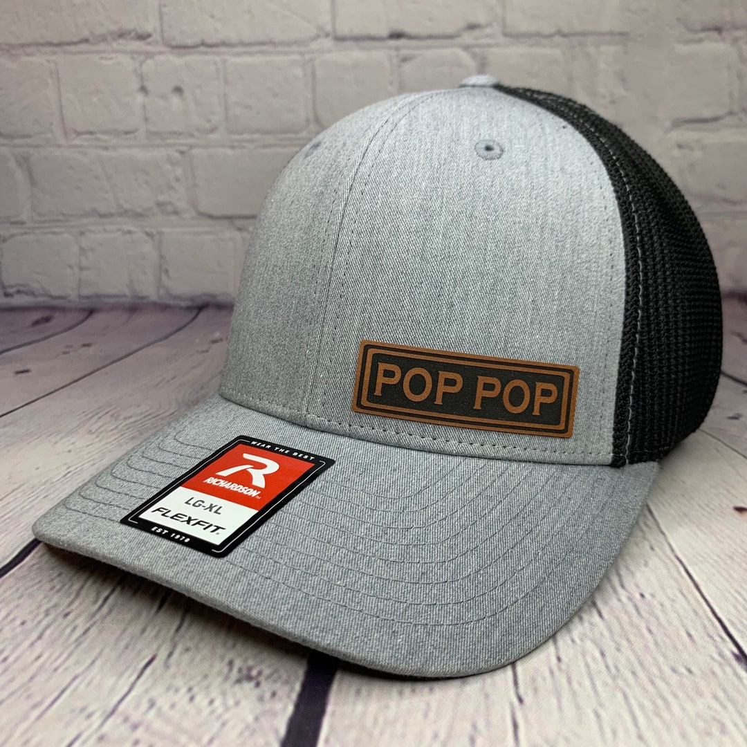 POP POP PATCH Hat Richardson Flex Fit Fitted Hat Poppop - Etsy