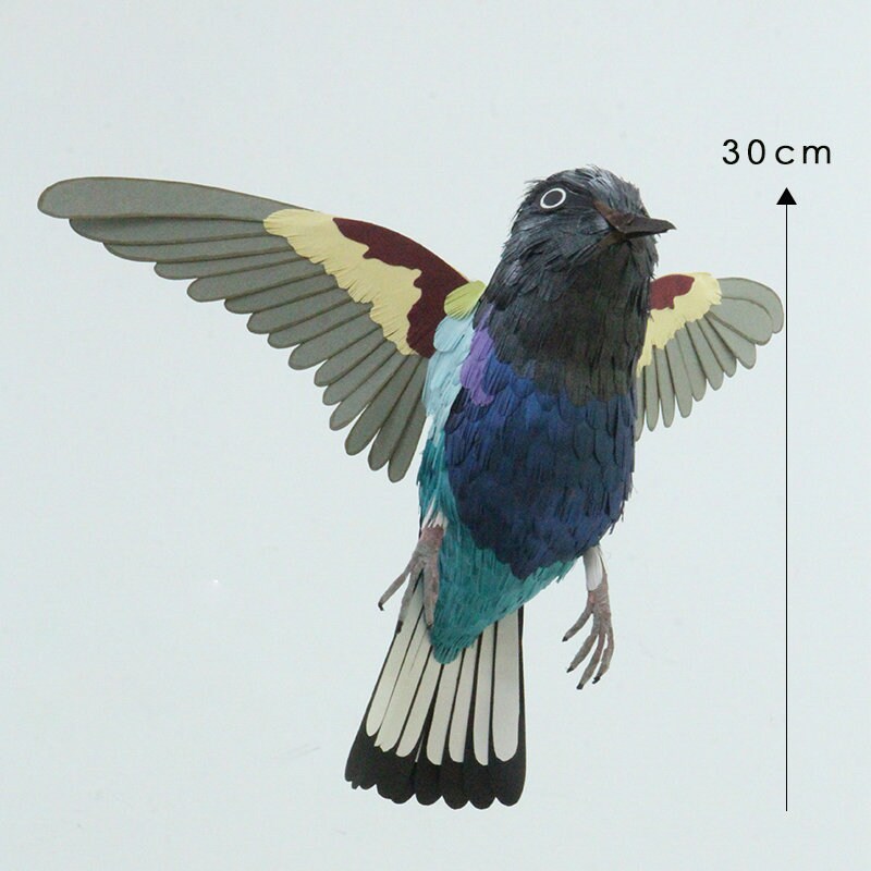 Hand Crafted Paper Birds- Jungle Installation Window Display - Retail ...