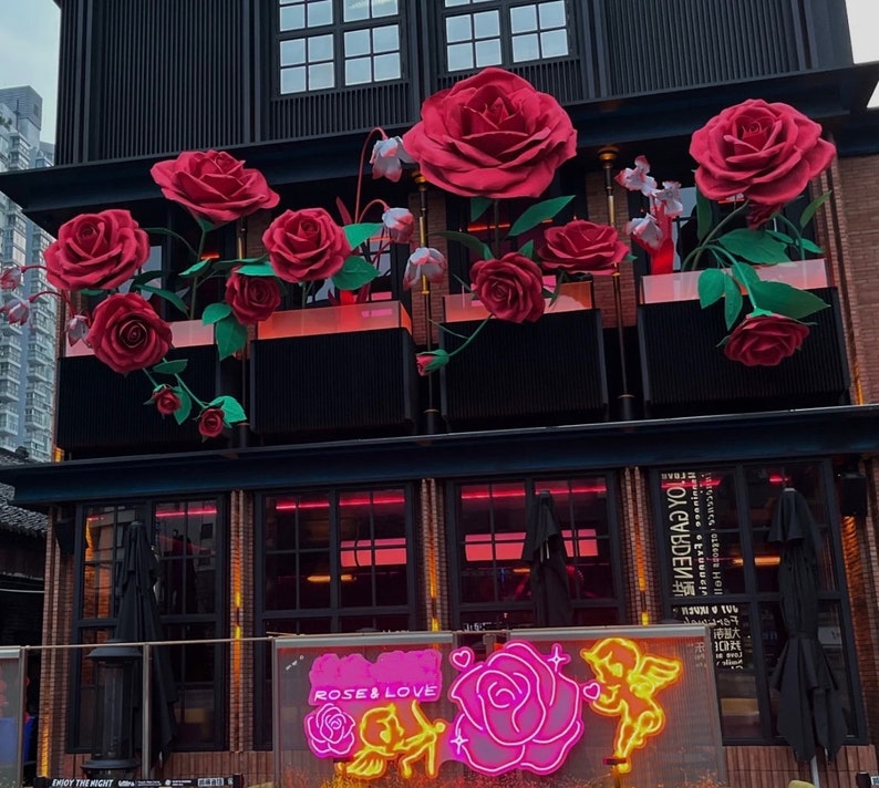 Outdoor Waterproofed Paper Flower Set- Wedding/event Decor- Giant ...