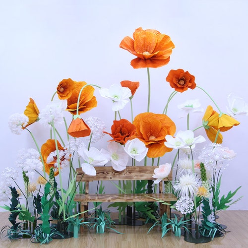 Free-standing Giant Paper Flower Window Display Spring - Etsy