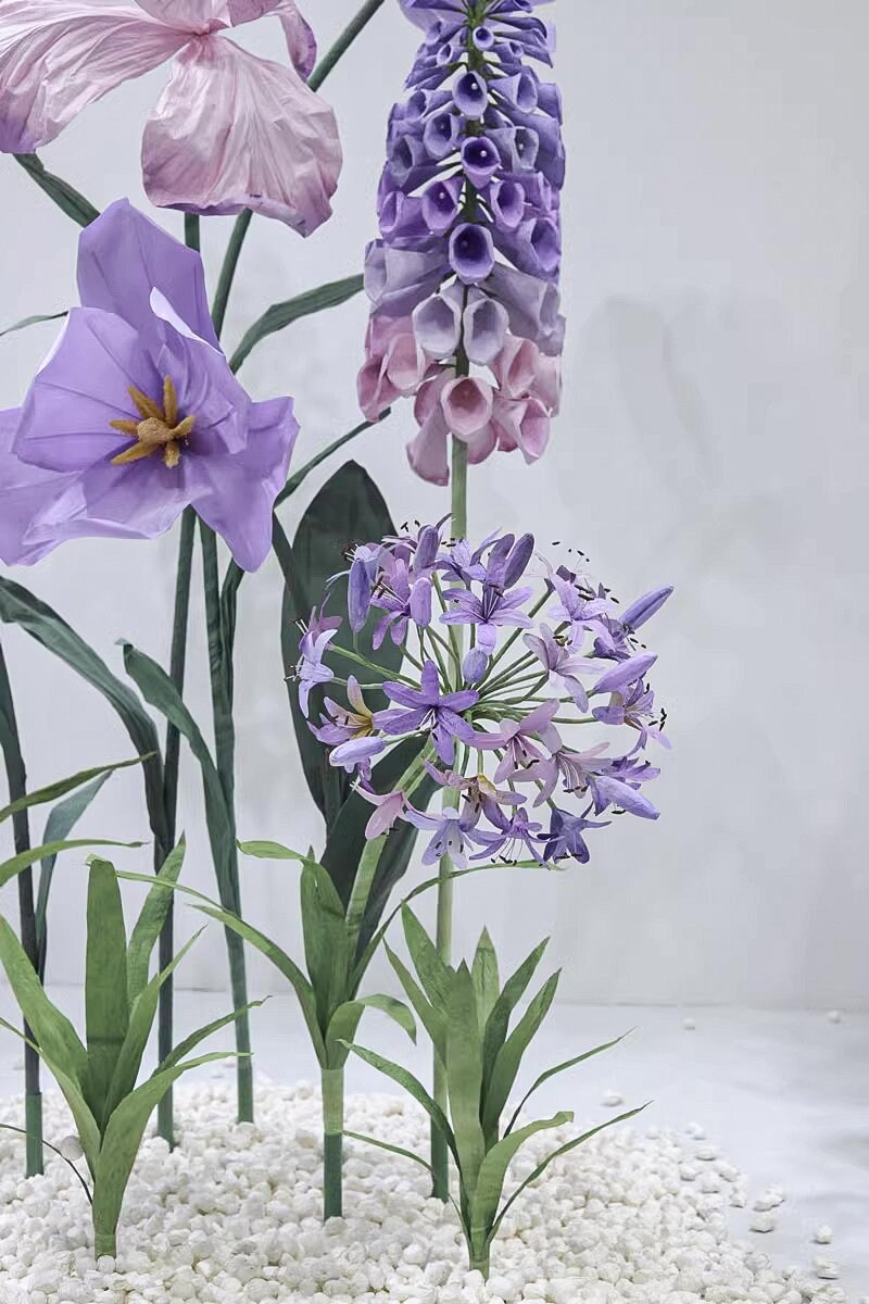 Royal Lavender Splendor Handcrafted Flower Set Event/party/wedding ...