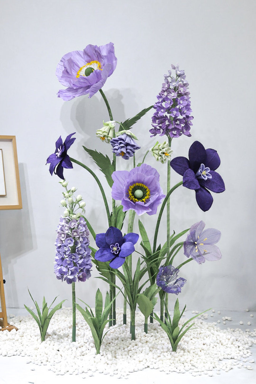 Lavender Dreams Handcrafted Flower Set- Event/ Party/wedding Decor ...