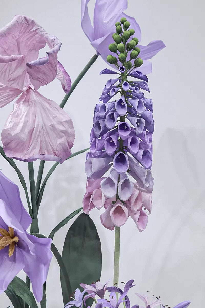 Royal Lavender Splendor Handcrafted Flower Set Event/party/wedding ...