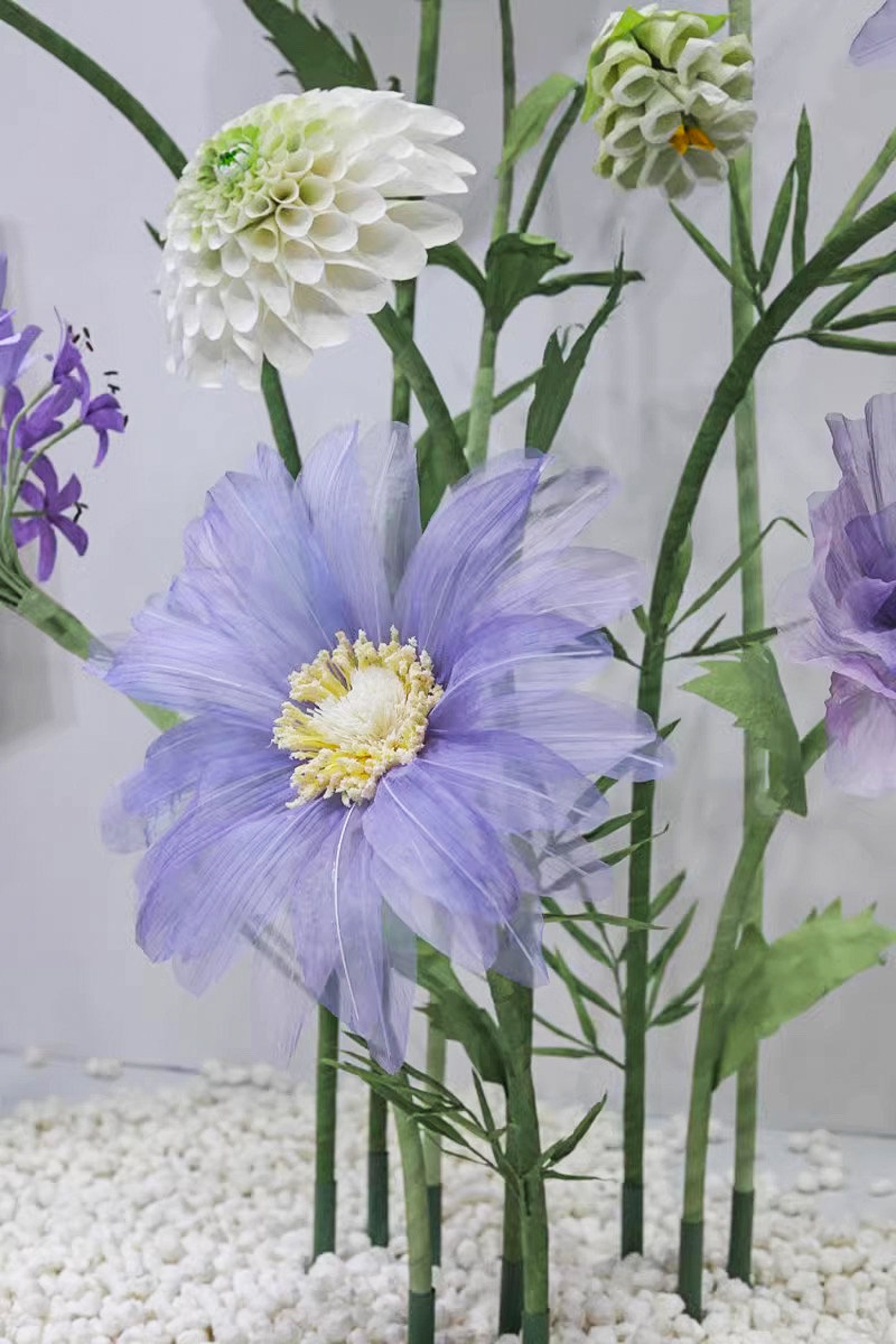 Royal Lavender Splendor Handcrafted Flower Set- Event/party/wedding ...