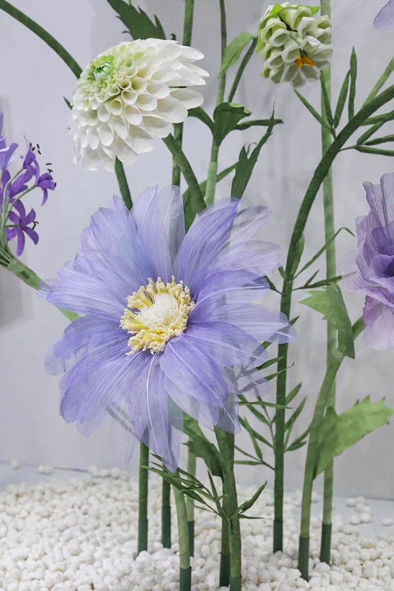 Royal Lavender Splendor Handcrafted Flower Set- Event/party/wedding ...