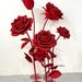 Giant Handmade Foam Roses – Water Resistant Paper Flowers in Red ...